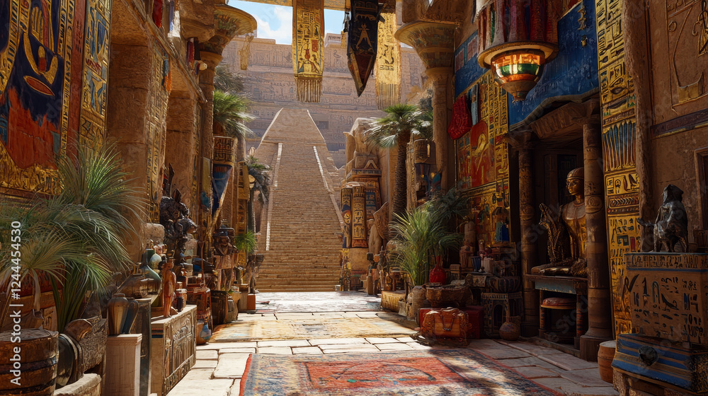 Egypt Travel Landmarks Ancient Egypt Museum And Rarity Souvenirs Shop
