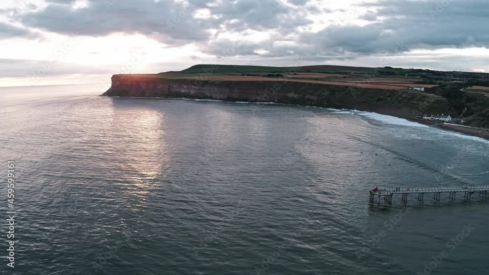 Saltburn By The Sea Aerial Footage DJI Inspire 2 Clip 13 Movement