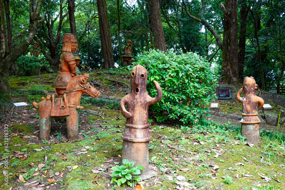 平和台公園はにわ園の埴輪宮崎県宮崎市 Stock Photo Adobe Stock