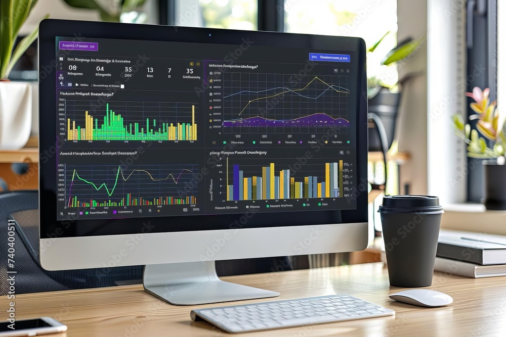Comprehensive Dashboard Displaying Real Time Data Analytics Across