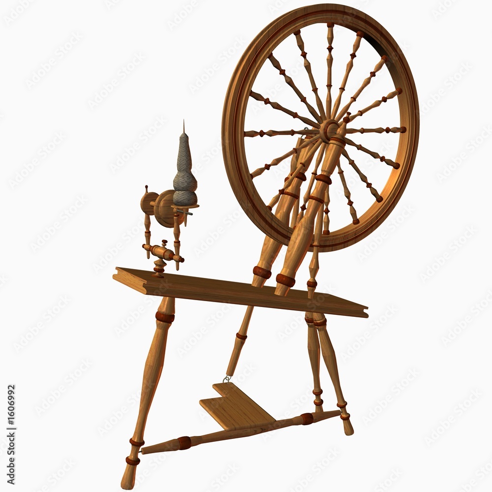 Stock-Illustration „spinnrad“ | Adobe Stock