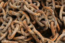 Pile Of Rusty Chains Free Stock Photo - Public Domain Pictures