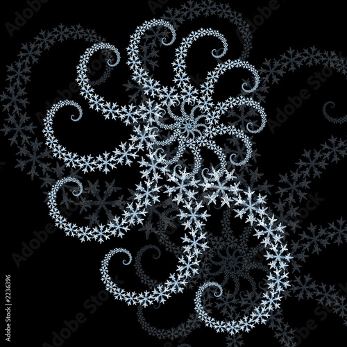 snow fractal Stock Illustration | Adobe Stock