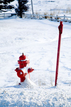 Snow Hydrant Free Stock Photo - Public Domain Pictures