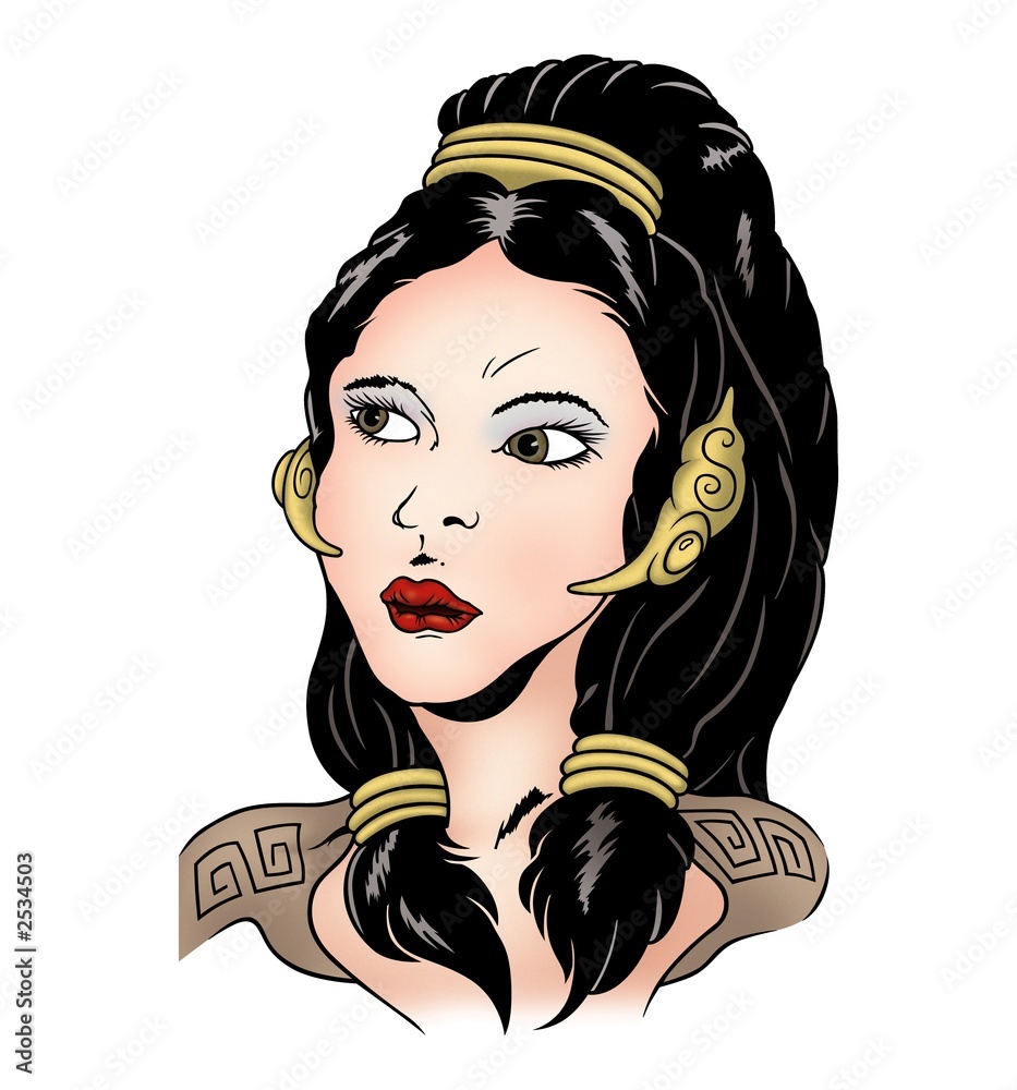 roman woman Stock Illustration | Adobe Stock