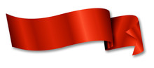 Red Ribbon, Banner Clipart Free Stock Photo - Public Domain Pictures