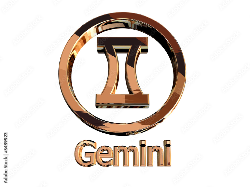 gemini sign Stock Photo | Adobe Stock