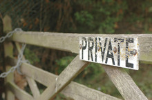 Wooden Gate Private Sign Free Stock Photo - Public Domain Pictures
