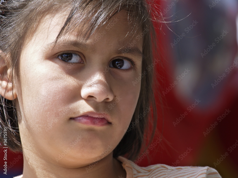 nah aufnahme mädchen gesicht Stock Photo | Adobe Stock