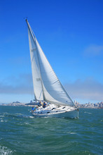 Sailboat In San Francisco Bay Photo Free Stock Photo - Public Domain ...