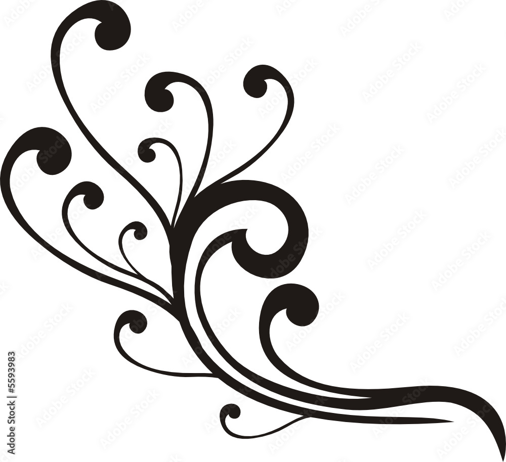 Vector de Stock florituras simples | Adobe Stock