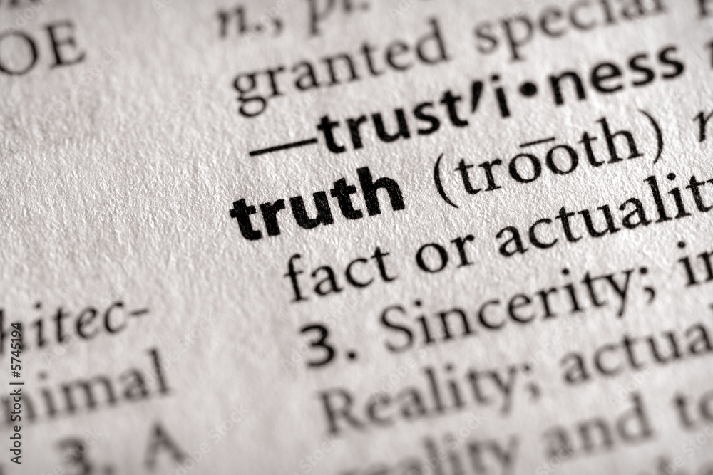 "truth". Many more word photos in my portfolio.... Stock Photo | Adobe ...