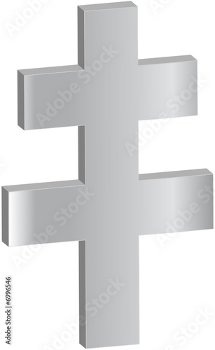Croix de Lorraine Stock Vector | Adobe Stock