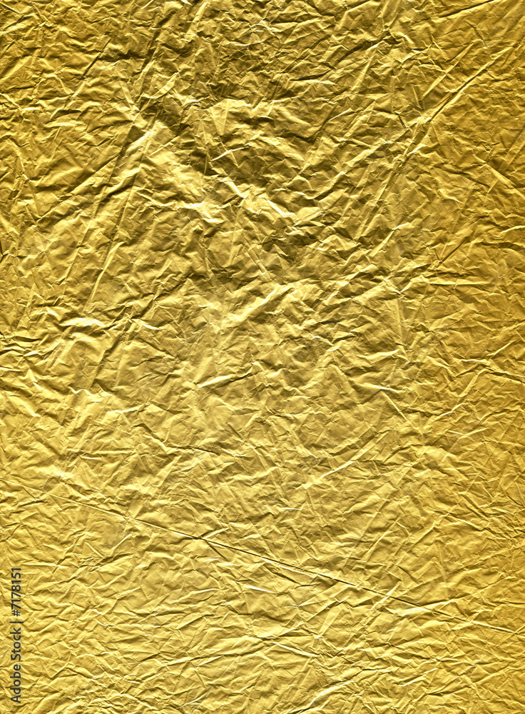 Gold wrapper paper texture Stock Photo | Adobe Stock