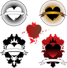 Splat And Heart Free Stock Photo - Public Domain Pictures