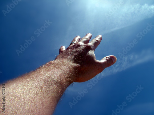 arm reaching out Stock Photo | Adobe Stock