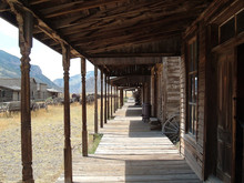 Western Town Boardwalk Free Stock Photo - Public Domain Pictures