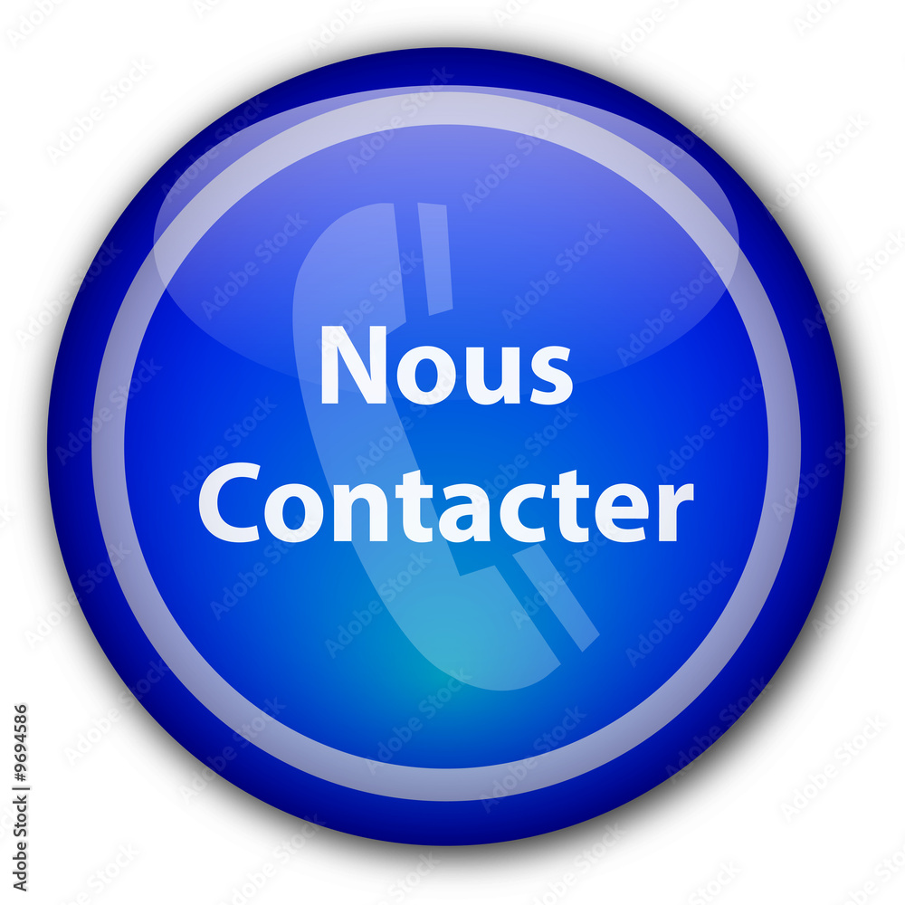 Illustration Stock Bouton "Nous Contacter" | Adobe Stock