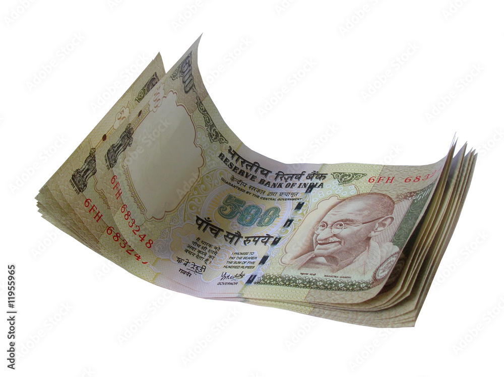 Indian currency-INR 500-Indian rupees Stock Photo | Adobe Stock