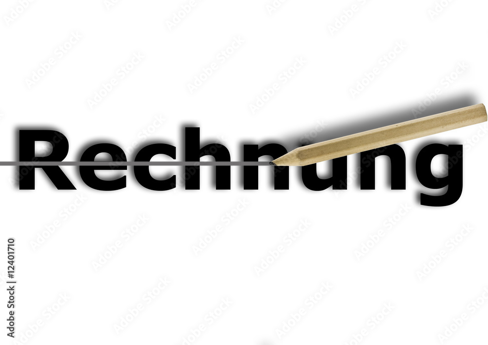 Einen Strich durch die Rechnung machen Stock Illustration | Adobe Stock