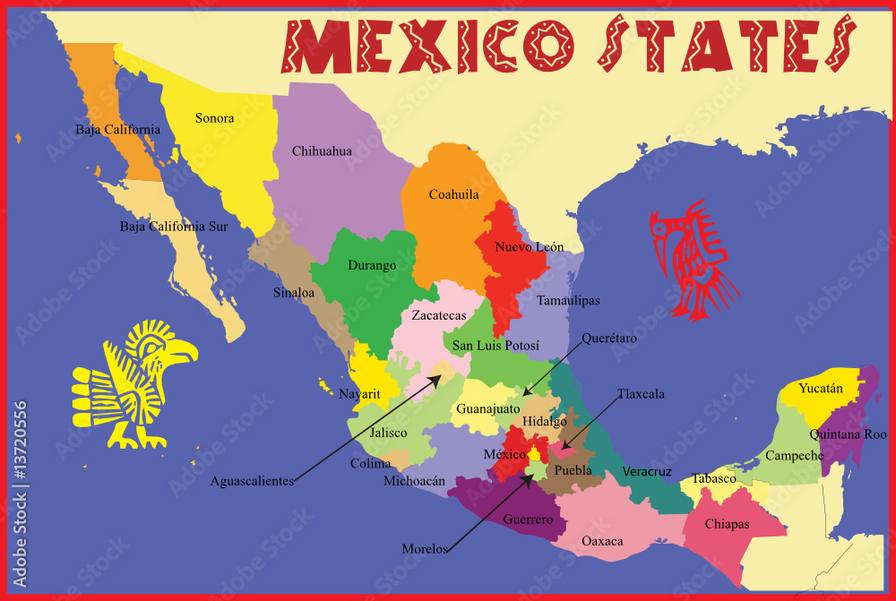 States of mexico in alphabetical order