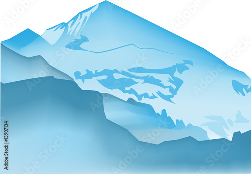 mountain gradient Stock Vector | Adobe Stock