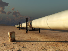 Desert Pipeline Free Stock Photo - Public Domain Pictures