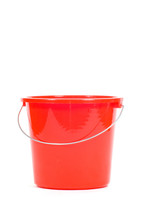 Red Toy Bucket In Sand Free Stock Photo - Public Domain Pictures