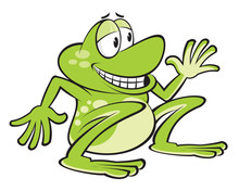 Blue-Eyed Frog Drawing Free Stock Photo - Public Domain Pictures