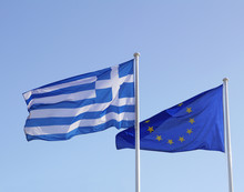 European Union And Greek Flags Free Stock Photo - Public Domain Pictures