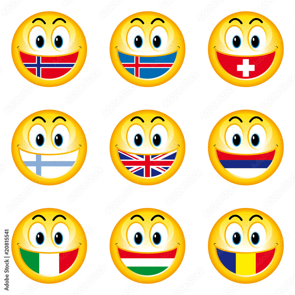 National Smileys Flaggen B - Stock - GamesAgeddon