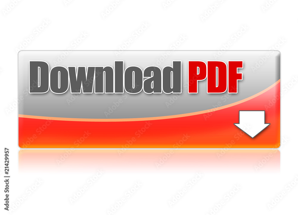 Download PDF Button, Icon Stock Illustration | Adobe Stock
