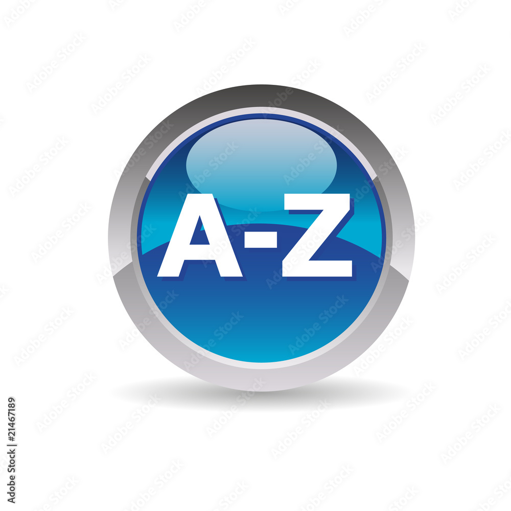 Icone alphabet A, Z Stock Vector | Adobe Stock