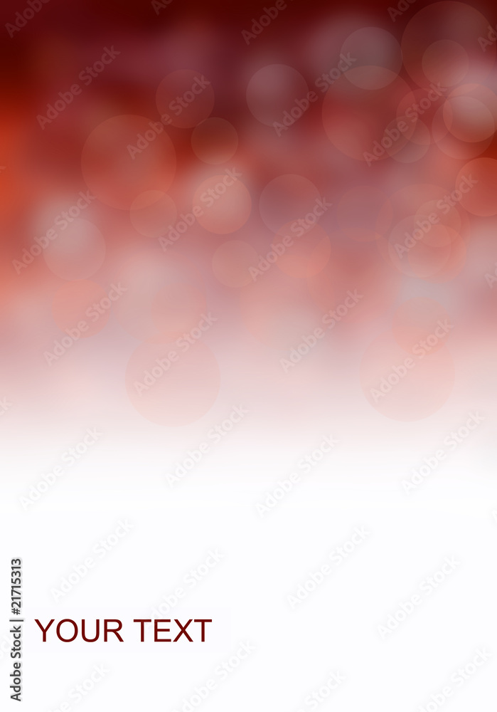 Fond bokeh rouge pour affiche publicitaire Stock Photo | Adobe Stock