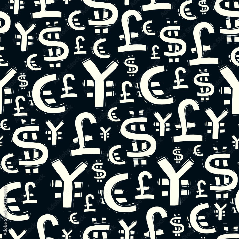 World Currency Symbols. Background illustration. Stock Vector | Adobe Stock