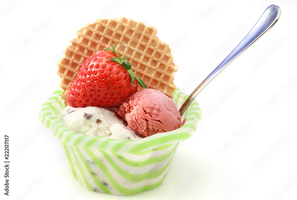 coppetta gelato Stock Photo | Adobe Stock