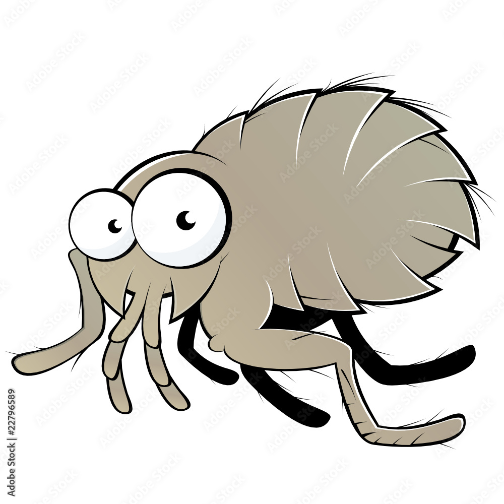Stock-Vektorgrafik „floh cartoon lustig ungeziefer maskottchen“ | Adobe ...