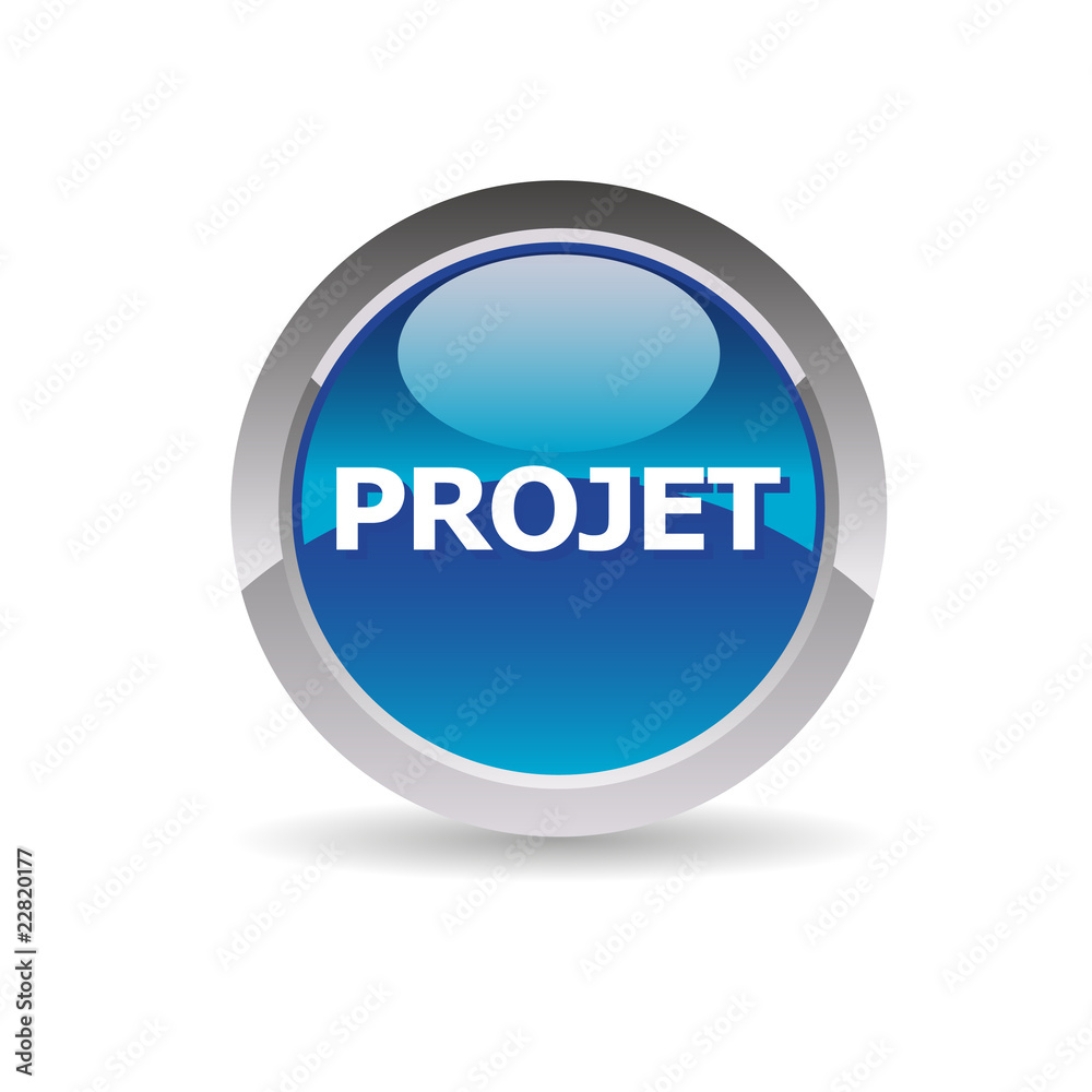 Icône projet Stock Vector | Adobe Stock