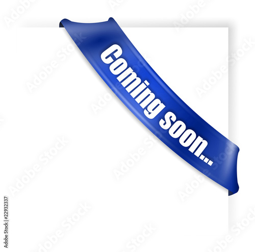 Blue coming soon banner Stock Illustration | Adobe Stock Blue coming soon banner Stock Illustration | Adobe Stock