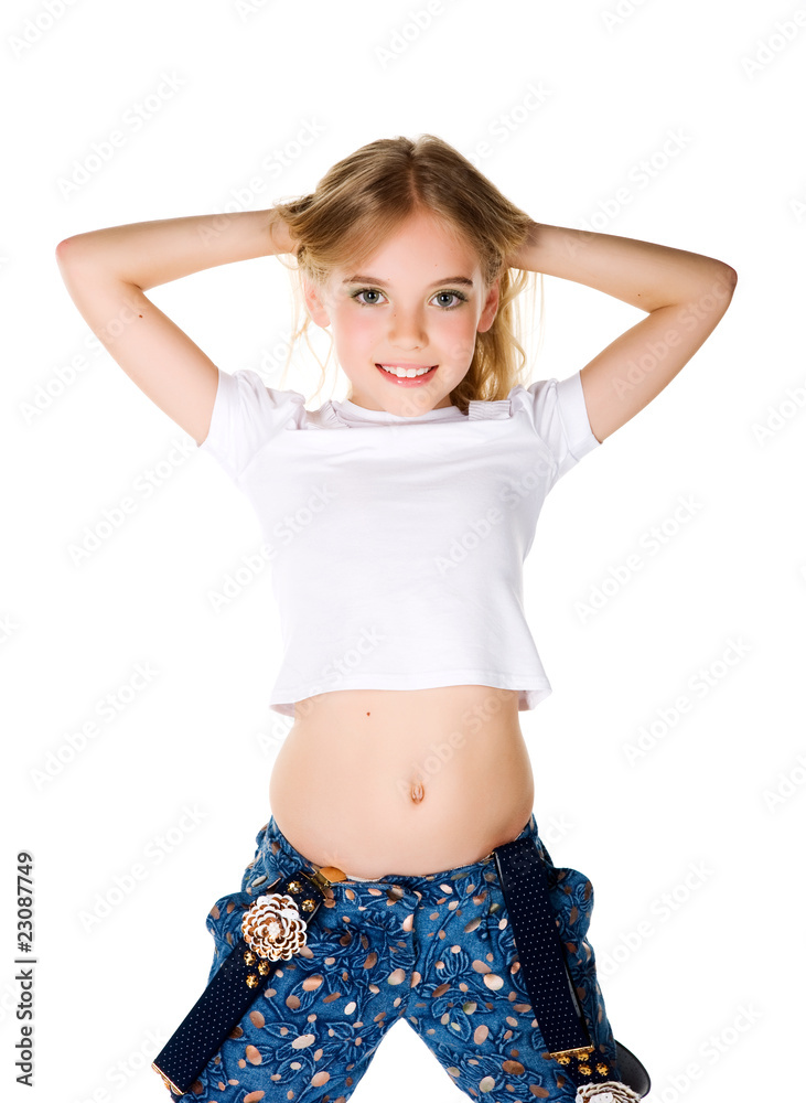 little model Stock Photo | Adobe Stock