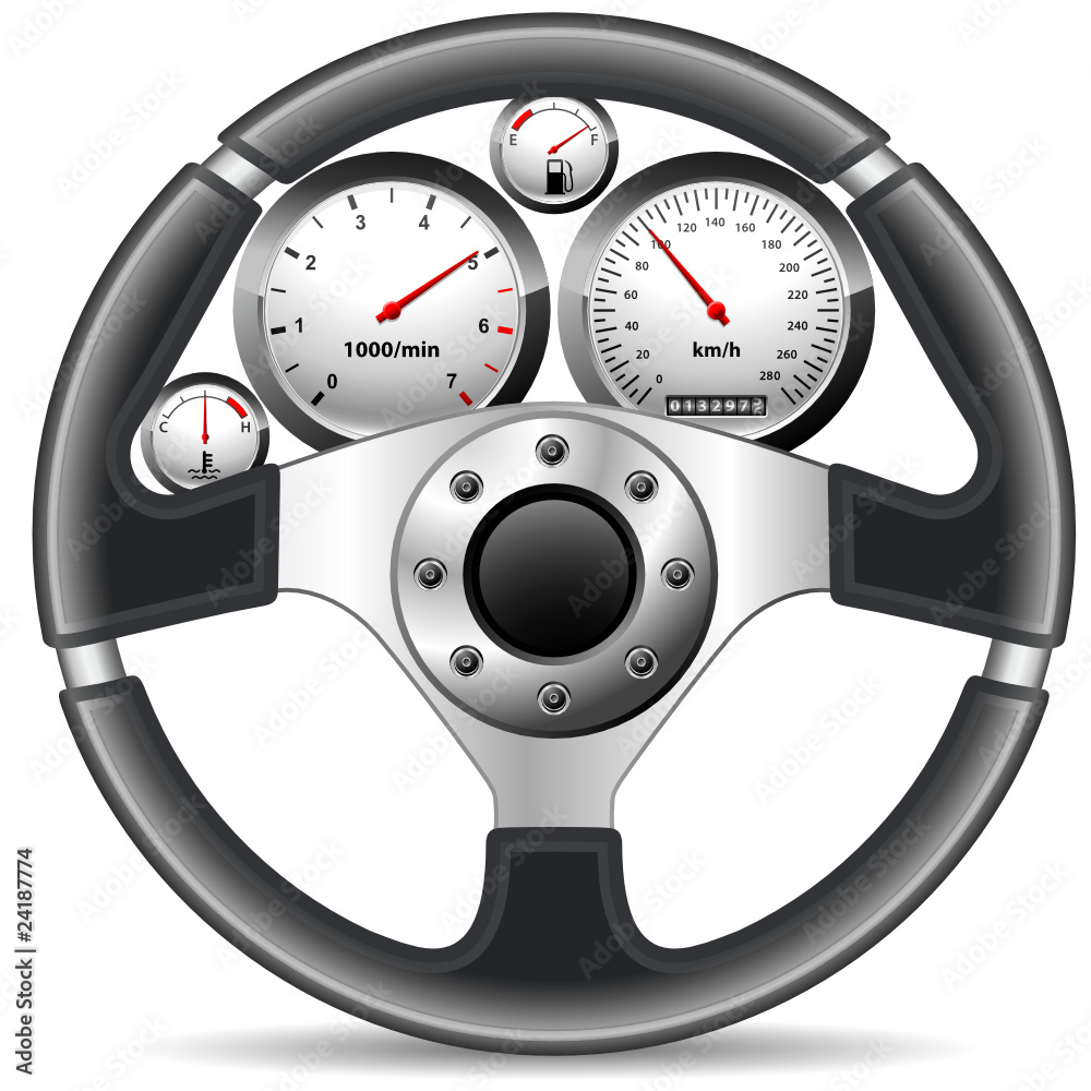 Stock-Vektorgrafik „Auto Cockpit“ | Adobe Stock