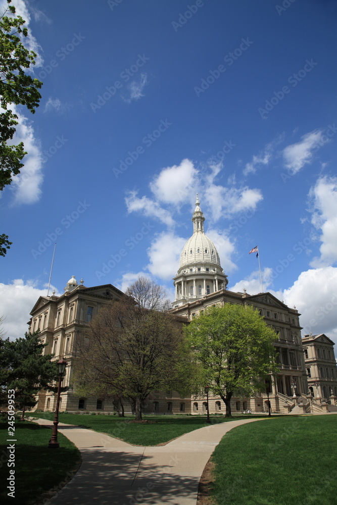 Michigan State Capitol Building Stock Photo | Adobe Stock