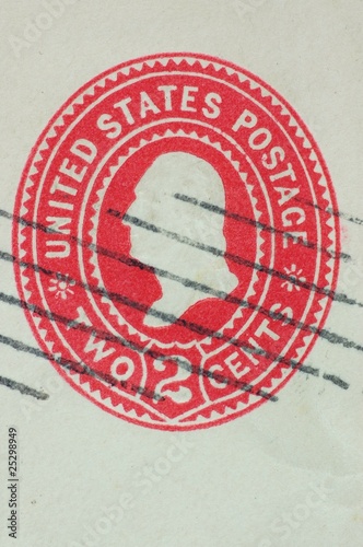 United States Postage 2 Cents Stock Photo | Adobe Stock