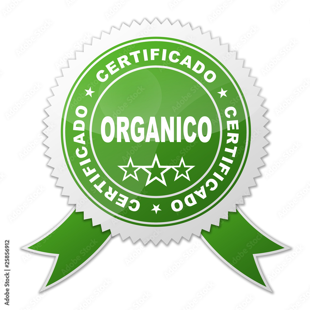 Ilustración de Stock Sello ORGANICO CERTIFICADO | Adobe Stock