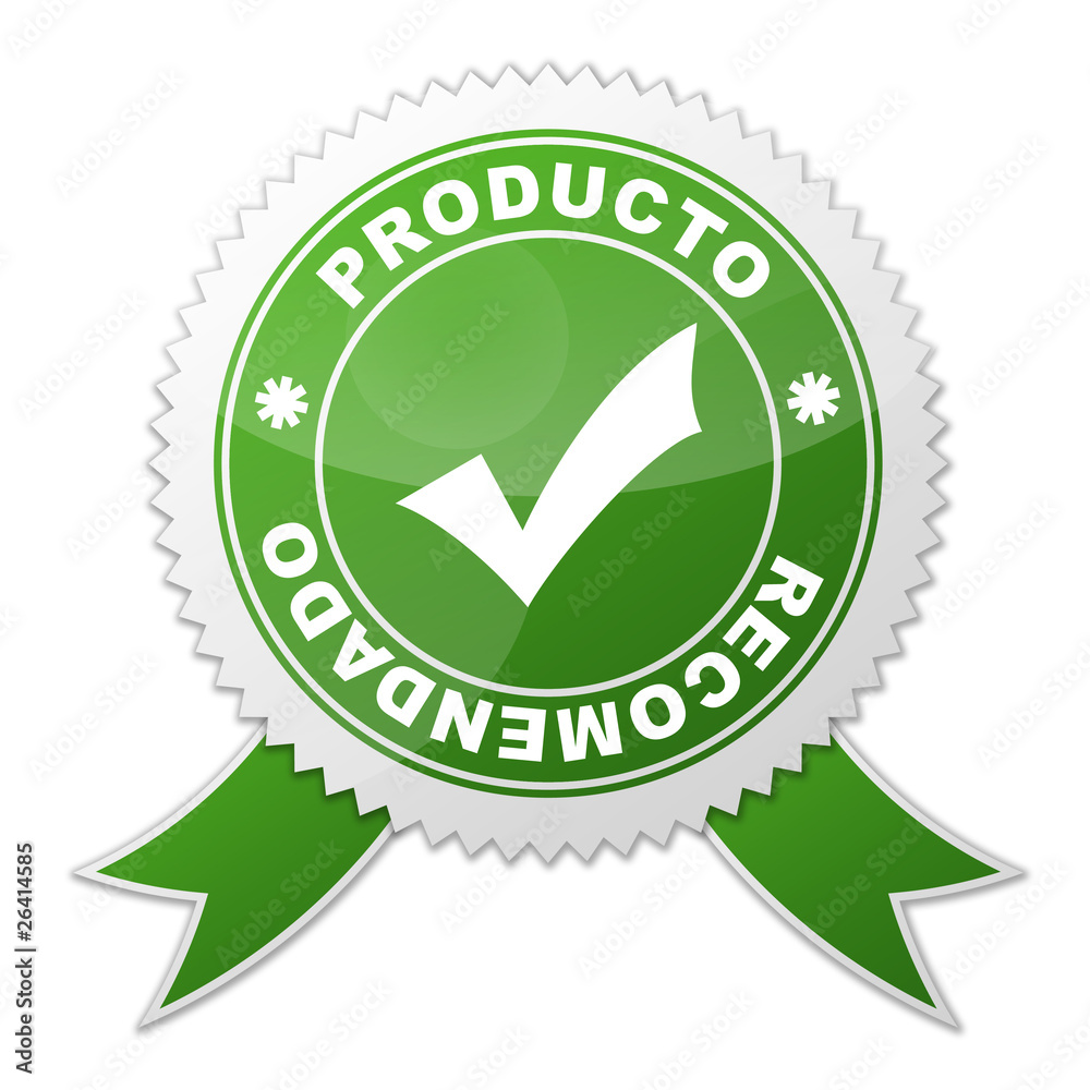 Sello PRODUCTO RECOMENDADO Stock Illustration | Adobe Stock