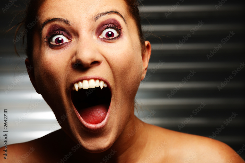 Vampire woman Stock Photo | Adobe Stock