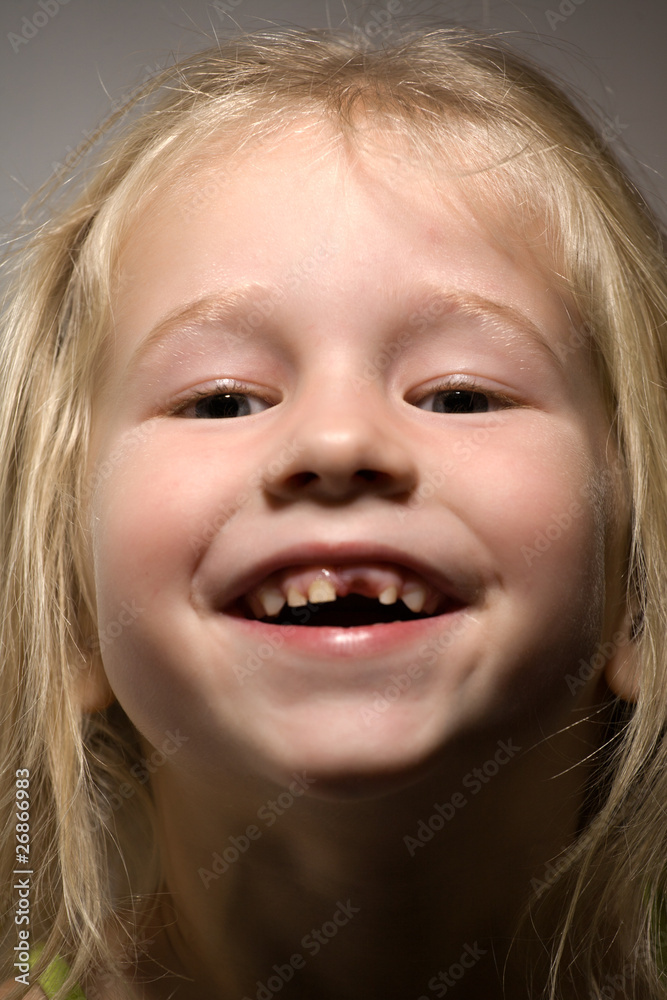 funny toothless smile Stock Photo | Adobe Stock