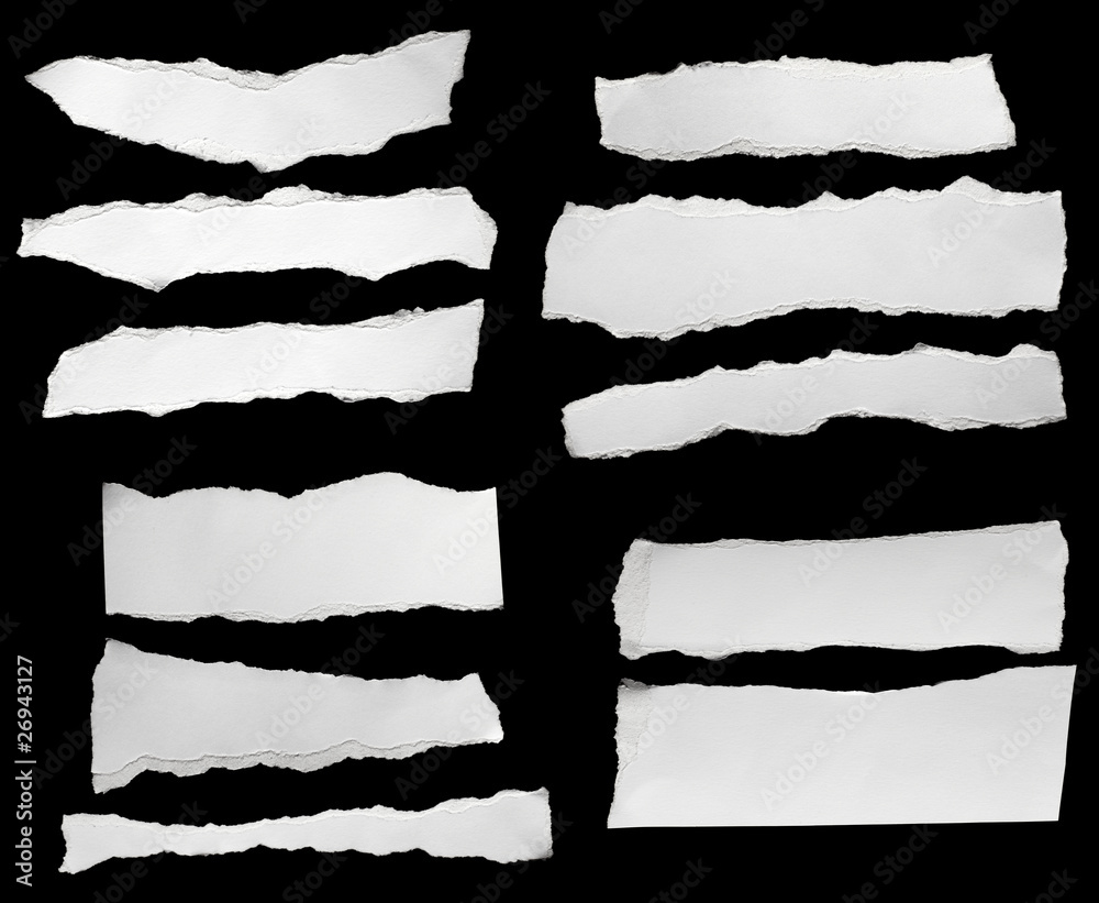 white paper ripped message background Stock Photo | Adobe Stock