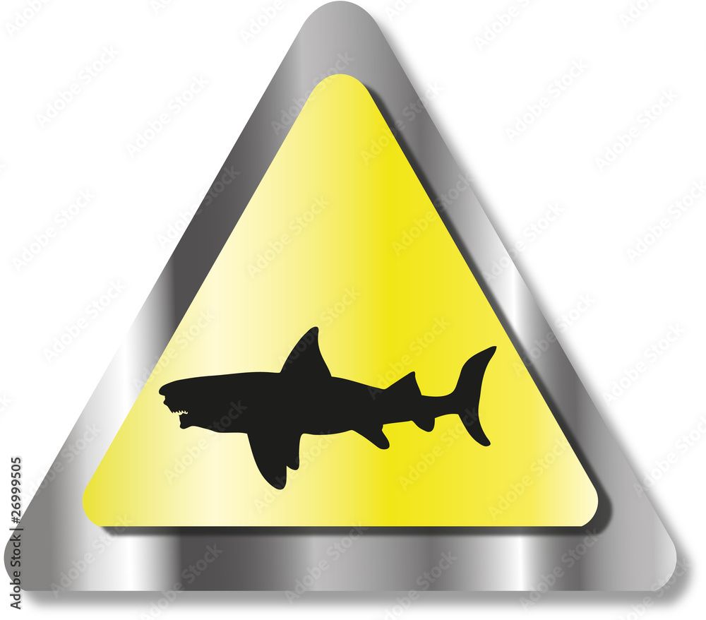 Shark sign Stock Illustration | Adobe Stock