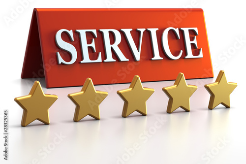 5 star service Stock Illustration | Adobe Stock
